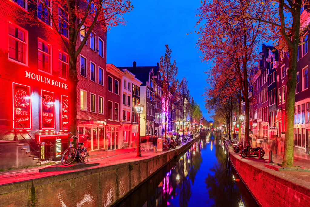 Red Light District "De Wallen" - Canals of Amsterdam